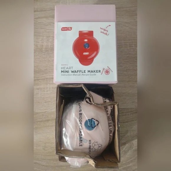 Kitchen | Nwt And Box Dash Mini Heart Waffle Maker | Poshmark